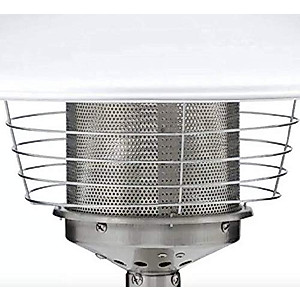 Hampton Bay Tabletop Propane Gas Patio Heater 11,000 BTU Stainless Steel