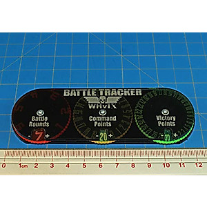 LITKO Battle Tracker | Compatible with Warhammer 40K 9th Edition | Command & Victory Points | Battle Round | Objective