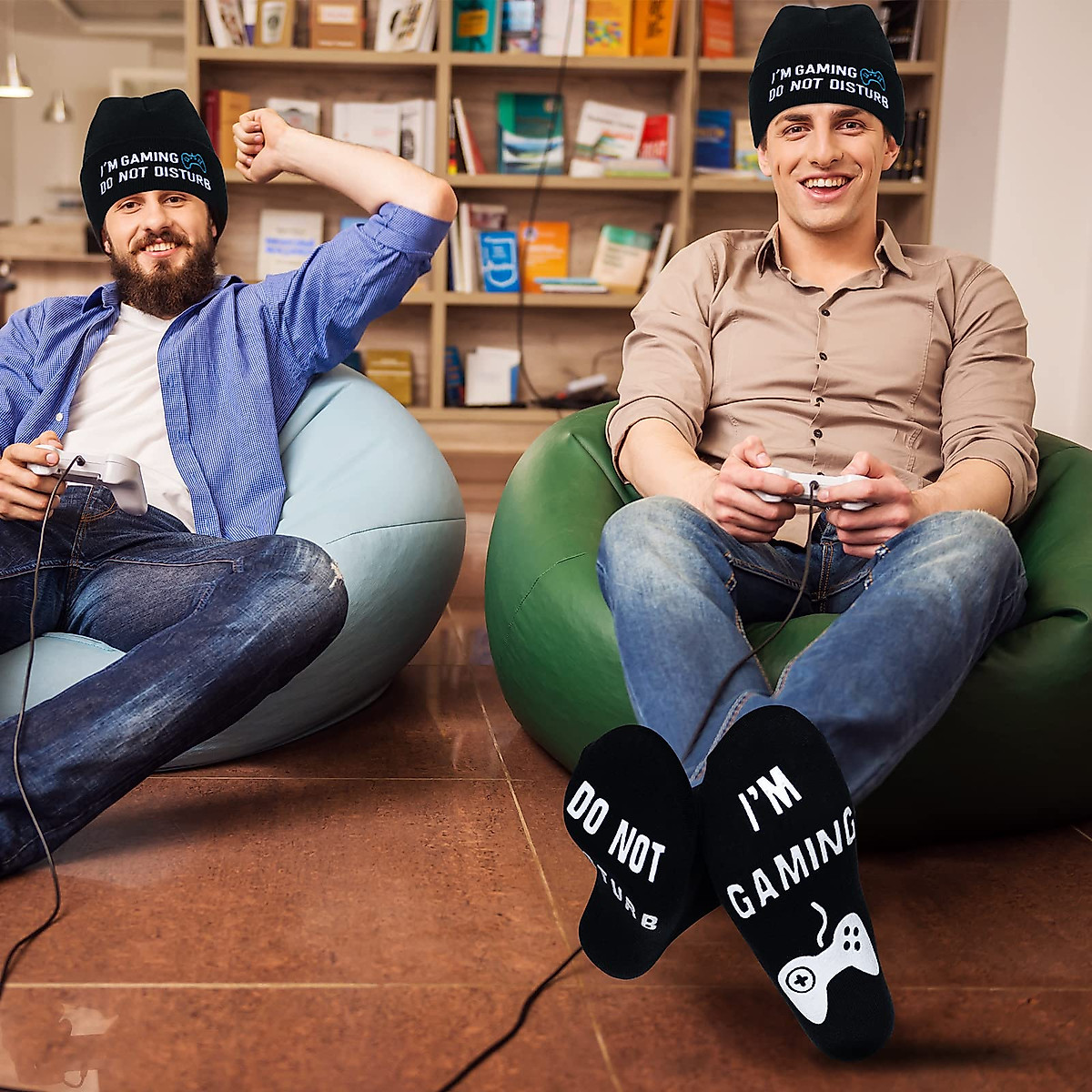 Gamer Gifts, Socks Beanie Winter Hat, Valentine's Day Gifts for Men Teen Teenagers Boys Him