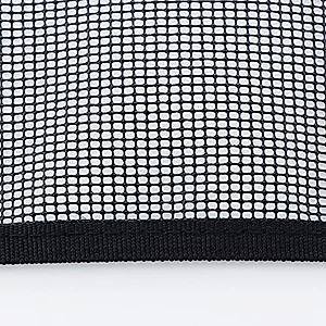 DQITJ 2 Pcs Reptile Hammock Chameleon with Suction Cup Snake Accessories Geckos Swing Climbing Net (Black and Green)
