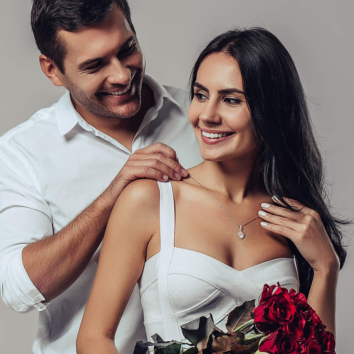 Fa Gifts to My Future Wife Necklace Future Wife Gifts Alluring Beauty Necklace With Message Card and Gift Box Future Wife Gifts Fiancee Gifts (Alluring Beauty Necklace)