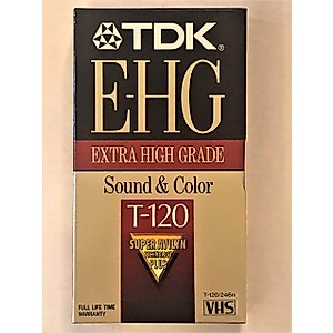High Grade VHS Videotape Cassette, 6 Hours