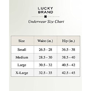 Lucky Brand Women's Underwear - Microfiber Lace Hipster Briefs (3 Pack), Size Large, Gardenia/Natural/Black