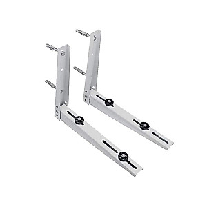 LBG Products Universal Heavy Duty Outdoor Wall Mounting Bracket for Ductless Mini Split Air Conditioner Condenser Unit,Heat Pump Systems, Support up to 350lbs( 9000-36000BTU)