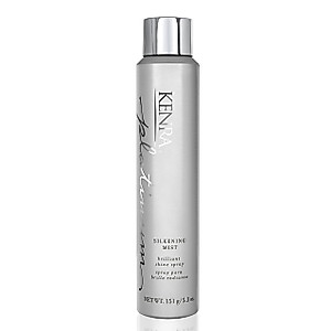 Kenra Platinum Silkening Mist 80% | Brilliant Shine Spray | Smooths Flyaways, Detangles and Tames Frizz | Humidity Protection | All Hair Types | 5.3 oz