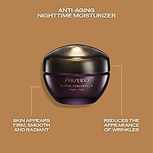 Shiseido Future Solution LX Total Regenerating Cream - 50 mL - Anti-Aging Night Moisturizer - Reduces Look of Wrinkles & Provides Long-Lasting Moisture for Firmer, Radiant Skin