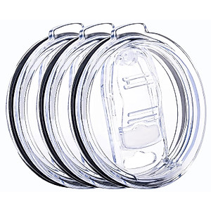 30 oz Tumbler Replacement Lid - Compatible with YETI 30 oz Tumbler, 14 oz Mug, 35 oz Straw Mug and Old Style RTIC, 3 Pack Travel Spill Proof Cup Lids