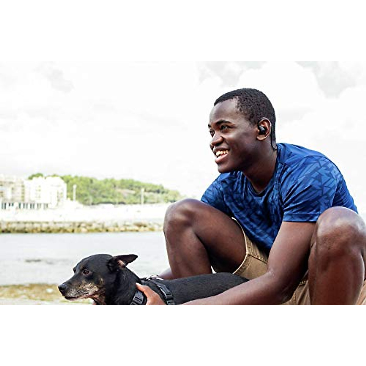 Motorola Verve Loop 500 ANC Sweat & Water Resistant Stereo Bluetooth 4.2 Earbuds "Siri & Google" Compatible (Retail Packing Kit) - Black