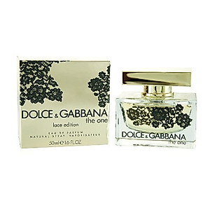 Dolce & Gabbana The One Eau De Parfum Spray Lace Edition for Women, 1.7 Ounce