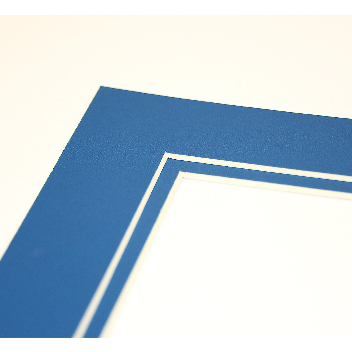 topseller100, Pack of 10 BLUE 8x10 Picture Mats Matting with White Core Bevel Cut for 5x7 Pictures