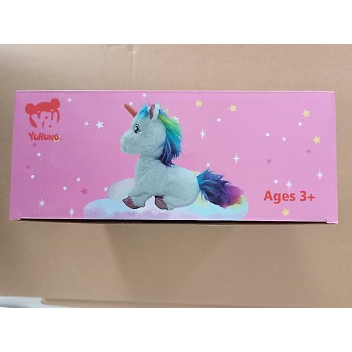 YH YUHUNG Walking Unicorn Toy with Remote Control Leash, Light-Up Horn, Electronic Pets Unicorn, Walking Pony Toys Horse, Unicorn Toys for Girls Age 4-6