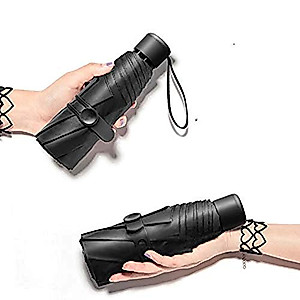 LKYBOA Repel Windproof Travel Umbrella with Coating (Multiple Colors Available) (Color : F)