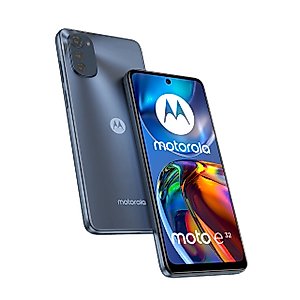Motorola Moto E32 Dual-SIM 64GB ROM + 4GB RAM (GSM only | No CDMA) Factory Unlocked 4G/LTE Smartphone (Slate Grey) - International Version