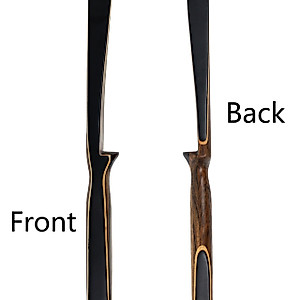 SinoArt Sparrow 54" Traditional Long Bow 20-35LBs Draw Weight One-piece Longbows Recurve Bow Right Hands for Beginner Women Tenns (Right Hand 20 LBs)