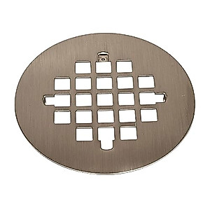 Oatey 42017 Universal Snap-Tite 4.25-Inch Strainer, Rubbed Bronze