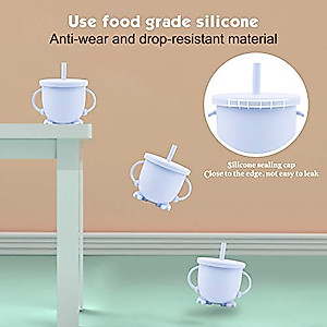Linowos 2-in-1 Snack Cup & Spill-Proof Cup, Snack Cup | Silicone Toddler Spill Proof Sippy Cup 150ml with Level Indicator - Perfect for Toddlers & Babies Training