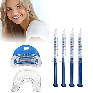 White LED Light Best Dental 44% 45% Carbamide Peroxide Dental Professional Strength White Gel Tooth Teeth Whitening Kit (1) Light