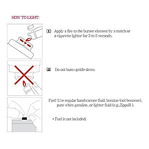 Peacock Japanese Replacement Burner of Pocket Hand Warmer 24 Hours (Giant)