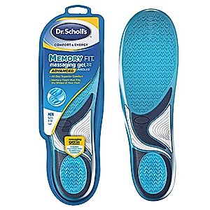 Dr. Scholl's Comfort and Energy Memory Fit Insoles for Men, 1 Pair, Size 8-14