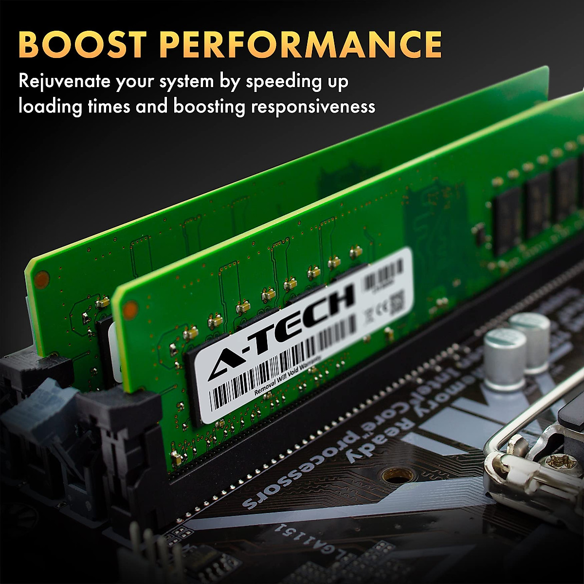 A-Tech 64GB Kit (2x32GB) RAM for Dell OptiPlex 7090, 7000, 5090, 5000, 3000 (Tower/SFF) | DDR4 3200 MHz DIMM PC4-25600 UDIMM Memory Upgrade