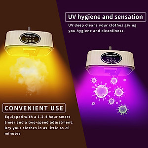 Aikosell Portable Clothes Dryer,Portable Dryer for Laundry with Dry Bag,600W Mini Dryer for Clothes Easy to Use, Compact Apartment For Travel,RV.