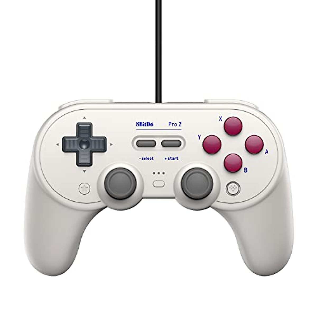 8BitDo Pro 2 Wired Controller for Switch, Windows, Steam Deck & Raspberry Pi (G Glassic Edition)