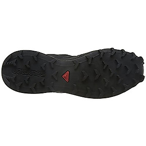 Salomon Men's Speedcross 4 Trail Running, Black/Black/Black Metallic, 12