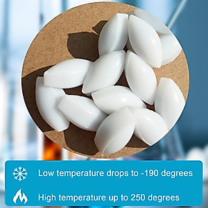 Magnetic Stirrer Stir Bar PTFE Magnetic Mixer Stir Bars (7x15mm, Olive Shape, 10pcs)