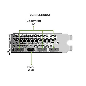 ZOTAC GeForce GTX 1660 6GB GDDR5 192-bit Gaming Graphics Card, Super Compact, ZT-T16600K-10M