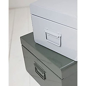 House Doctor Cj0700 Storage Metal, Grey/Army