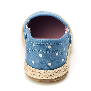 Simple Joys by Carter's Girls Ari Canvass Espadrille Sneaker, Blue, 11 Little Kid