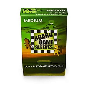 Arcane Tinmen Medium Non-Glare Board Game Card Sleeves – 57mm x 89mm – Bundle of 2 – 100 Sleeves Total