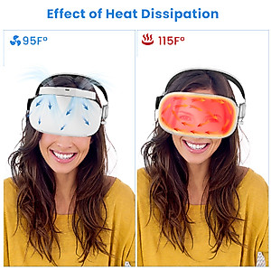 VR Face Cover Fan Accessories Head Strap