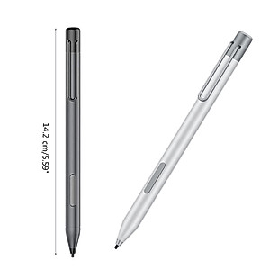 Ergonomic Pen Stylus with Nib Set for Surface Pro4 5 6 7 8 9 Book Go for Mini /3Pro/3 Accurate Writing and Drawing Metal Body Pen Touch Pen for Laptop/Studio/Book Ergonomic Pen Stylus with Nib Set