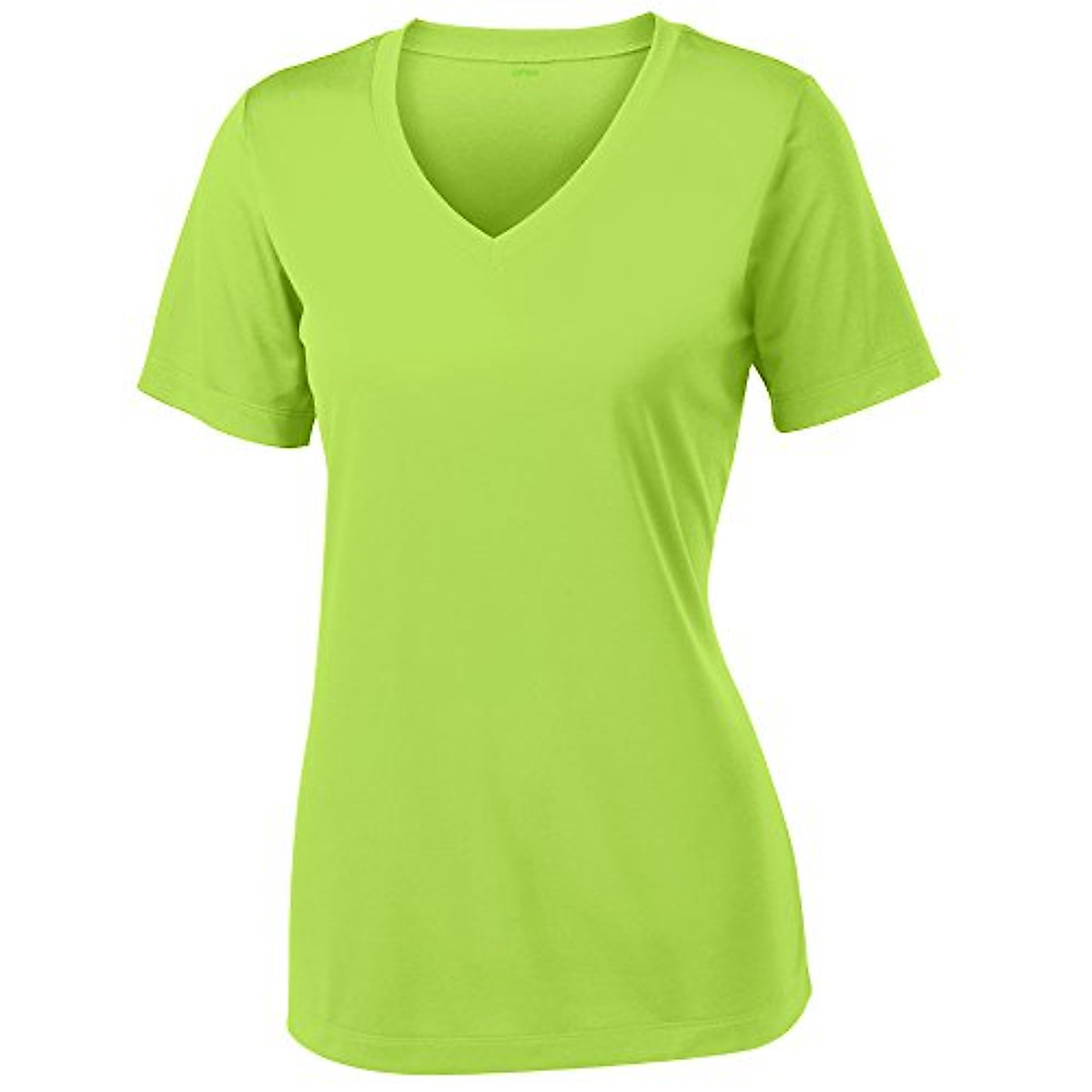 Opna Women's Short Sleeve Moisture Wicking Athletic Shirt, X-Large, Lime Shock