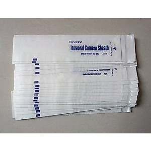 200 Pieces Intraoral Dental Camera Sleeve Sheath Cover for 5.0 Mega Pixels 6 LED