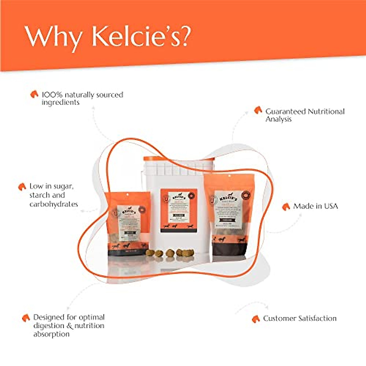 Kelcies Limited Spice Horse Treats Bag | Premium All Natural Treats | Starch and Carbohydrates | Tasty Horse Treats Packed with Superfoods | Low Sugar Treats | Suitable for Horses with Cushing's-5lbs