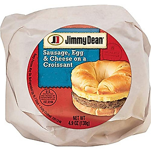 Jimmy Dean® Butcher Wrapped Sausage, Egg & Cheese Croissant, 4.9 oz (12 count)