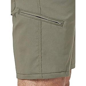 ATG by Wrangler Men's Flap Pocket Utility Short, Earth Green, 46