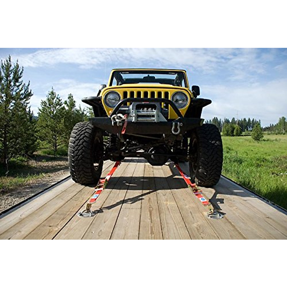 Mac's Tie-Downs 511108 Black Super Pack with 8' x 2" Combination Axle Straps