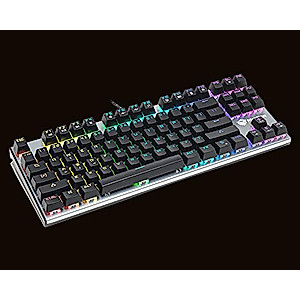 Meetion RGB Backlit Blue Switch Mechanical Gaming Keyboard MT-MK04