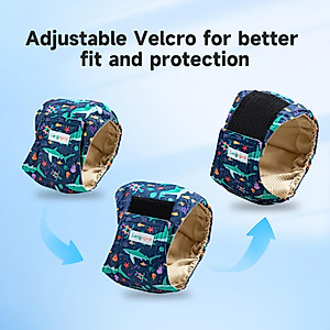 Male Dogs Diapers Belly Bands(4Pack), Washable Reusable Male Boy Doggy Wraps Panties for Doggie Puppy Pooping Potty Training Incontinence Marking Pañal para Perro Large