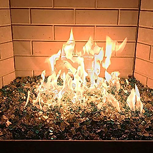 GASPRO 18 x 6 inch Gas Fireplace Burner, Stainless Steel H Burner for Gas Fireplace, Fire Pit, Propane & Natural Gas, Non-Whistle, Easy to Install