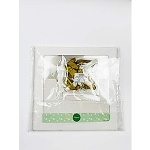 First Birthday Decorations for Boy Girls– ONE Balloon Boxes with 30 PCs metal gold balloon, white balloon for baby Party Decorations