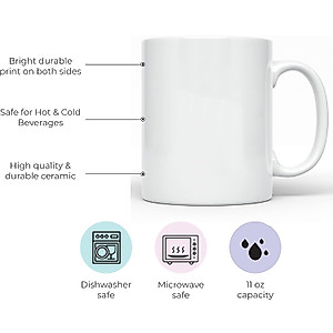 TYCLTY He Is Beauty He Is Grace Hell Deal 9999 Damage To Your Face Tonberry Coffee Mug 11 Oz (White), waYanl-3553, BZ305
