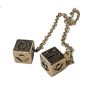 Antiqued Weathered Metal Han Solo Smuggler's Dice with box