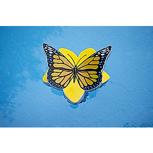 Poolmaster Chlorine Dispenser for Swimming Pools and Spas, Yellow Butterfly