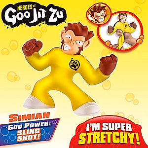 Heroes of Goo Jit Zu - Stretchy Monkey Action Figure, Simian