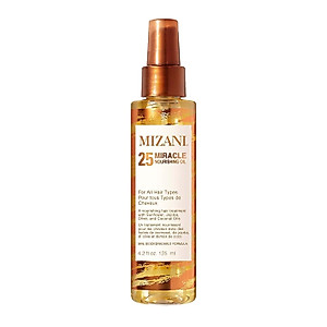 MIZANI 25 Miracle Nourishing Hair Oil - Softens and Adds Shine, Lightweight & Nourishing With Coconut Oil, For All Hair Types