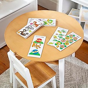 Melissa & Doug Poke-A-Dot Jumbo Number Learning Cards - 13 Double-Sided Numbers, Shapes, and Colors with Buttons to Pop - Poke A Dot Book Oversized Interactive Learning Activity Cards For Kids